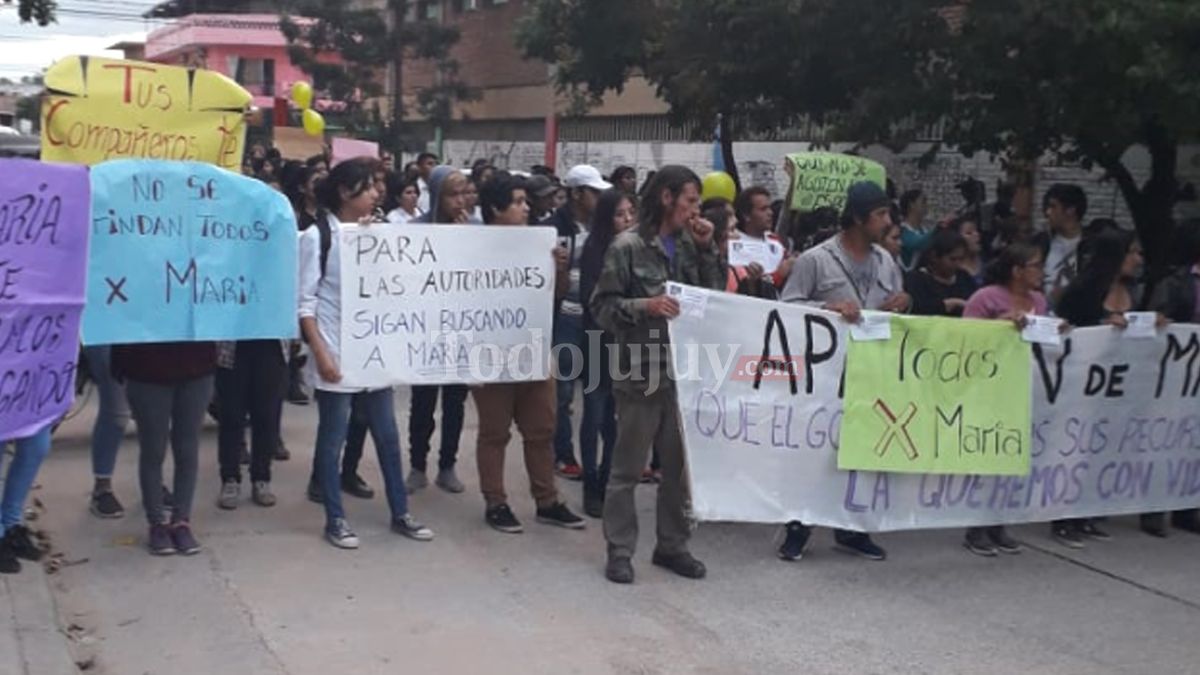 En Libertador marcharon para que no cese la búsqueda de María Machuca