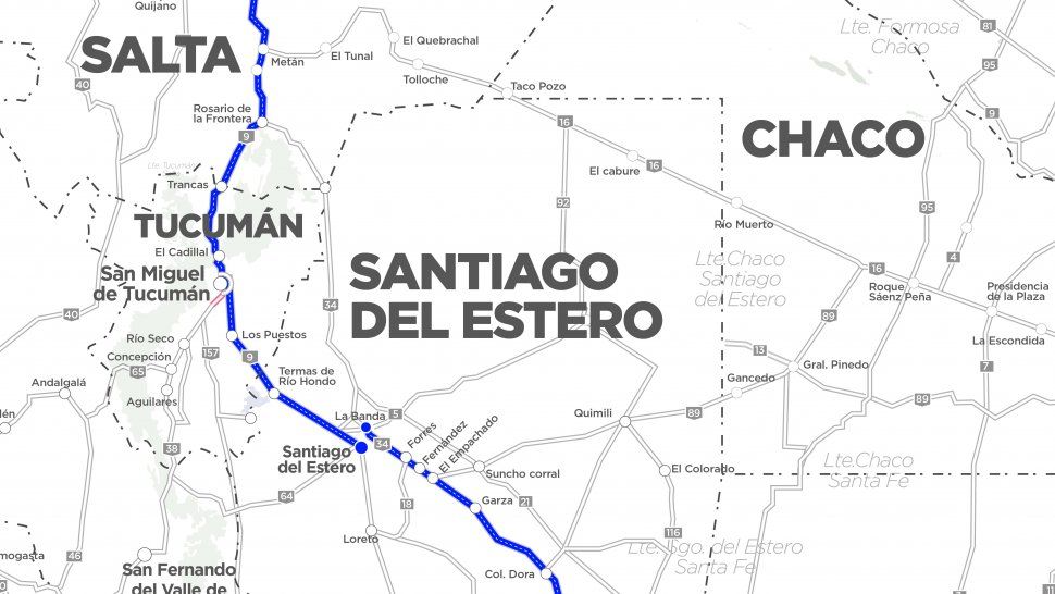 Nación asumió la gestión del corredor vial de las rutas 9 y 34